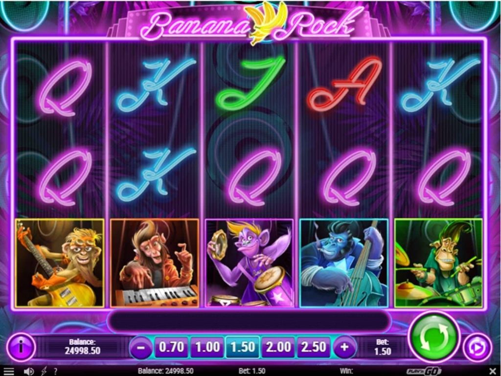 Banana Rock Slot - Play FREE now - Free Spill Slot
