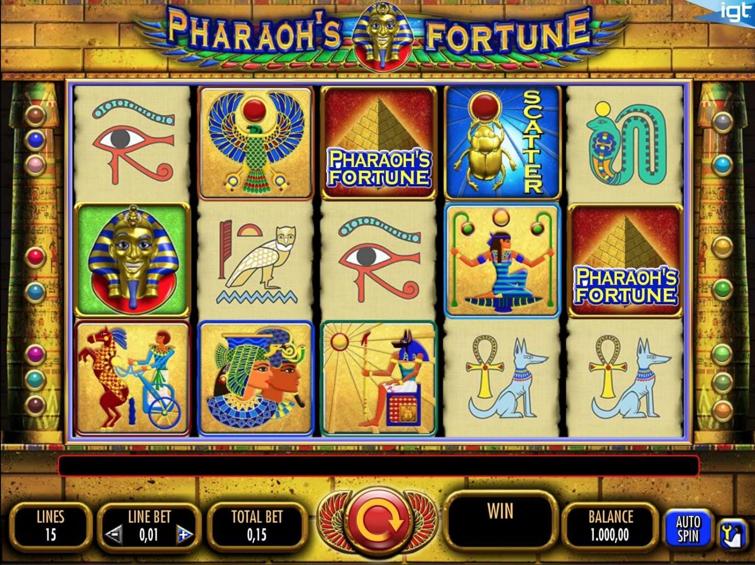 Pharaohs Fortune Slot Machine 2026 - Play FREE Now - IGT Slots