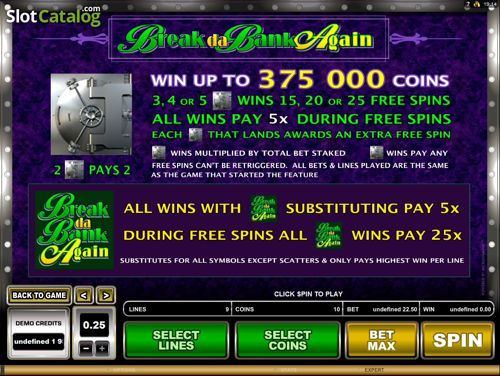 Break Da Bank Again Game Review 2024 🏆 - RTP, Bonuses + Demo