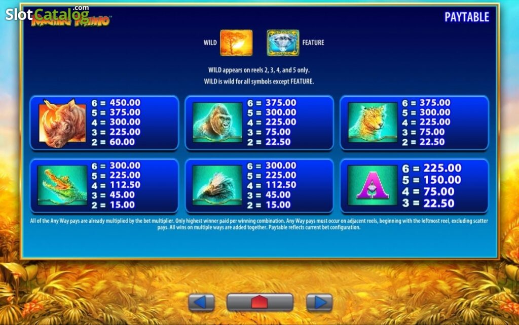 Raging Rhino Game Review 2024 🏆 - RTP, Bonuses + Demo