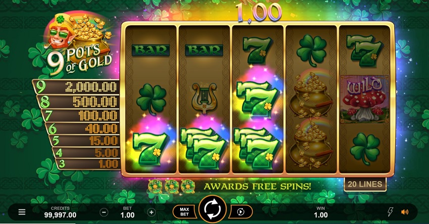 9 Pots of Gold Game Review 2024 🏆 - RTP, Bonuses + Demo
