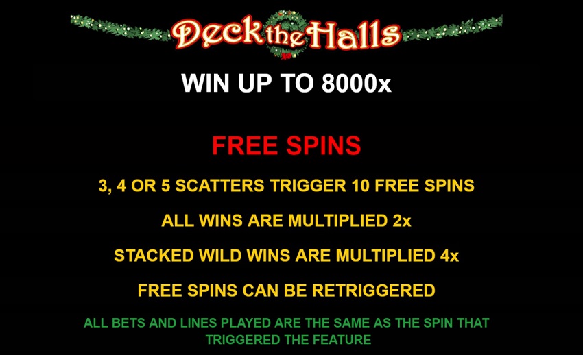 Deck the Halls Game Review 2025 🏆 - RTP, Bonuses + Demo