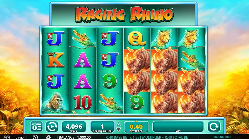 Raging Rhino Game Review 2024 🏆 - RTP, Bonuses + Demo