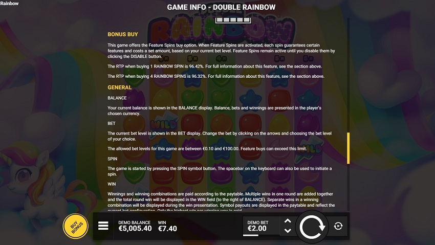 Double Rainbow Game Review 2024 🏆 - RTP, Bonuses + Demo