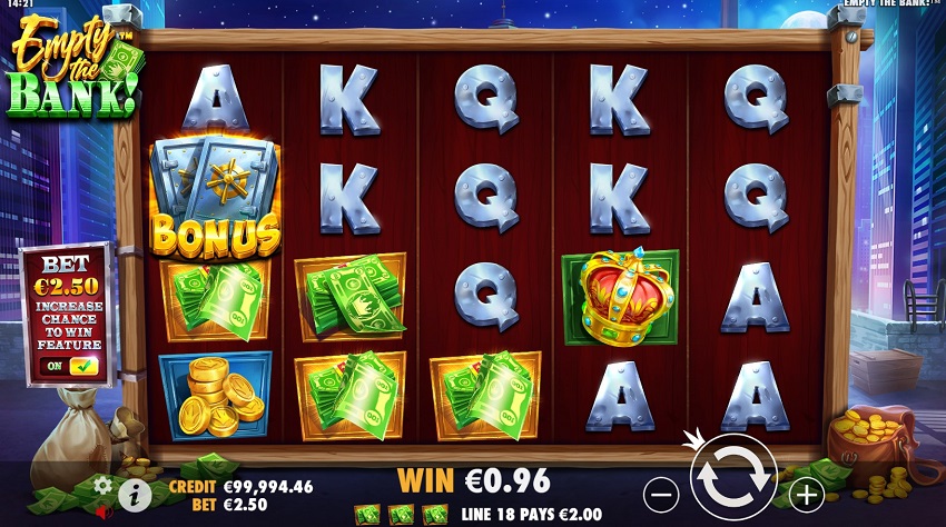 Empty the Bank Game Review 2024 🏆 RTP, Bonuses + Demo