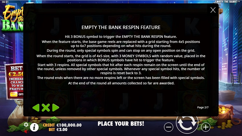 Empty the Bank Game Review 2024 🏆 RTP, Bonuses + Demo