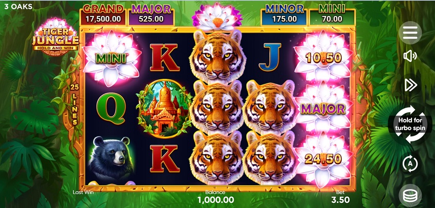 Tiger Jungle Hold and Win Game Review 2025 🏆 RTP, Bonuses + Demo