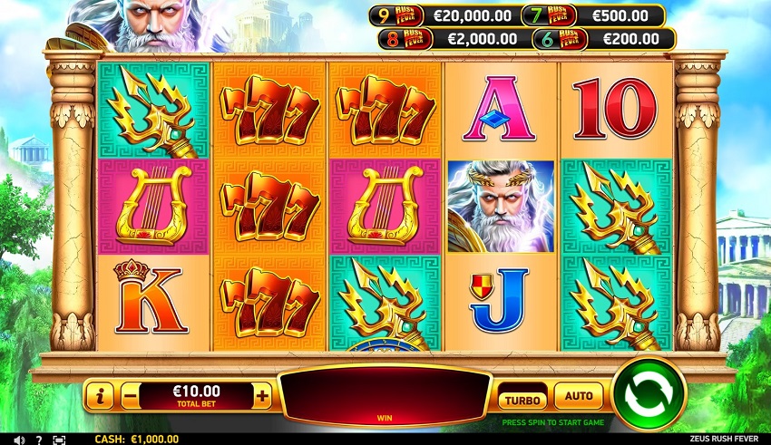 Zeus Rush Fever Game Review 2024 🏆 RTP, Bonuses + Demo